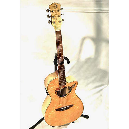 Used Luna Guitars Fauna Hummingbird Parlor Acoustic Electric Guitar ... Used Luna Guitars Fauna Hummingbird Parlor Acoustic Electric Guitar ...