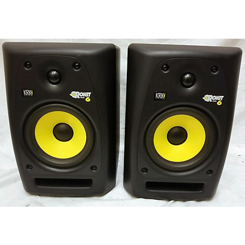 Used KRK RPG2 Rokit 6 Pair Powered Monitor | Guitar Center Used KRK RPG2 Rokit 6 Pair Powered Monitor | Guitar Center