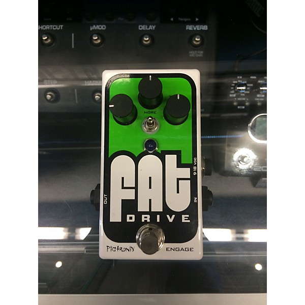Used Pigtronix Fat Drive Tube Sound Overdrive White White | Guitar Center