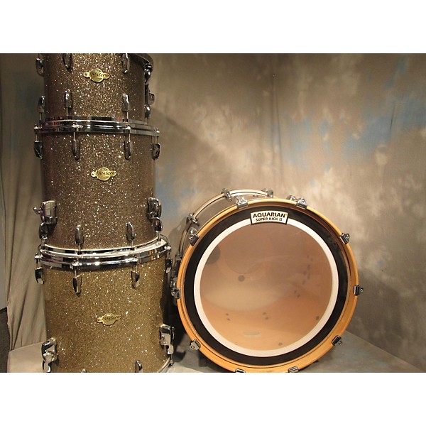 Used Pearl 4 Piece Masters MCX Series Bronze Sparkle Drum Kit Bronze ...