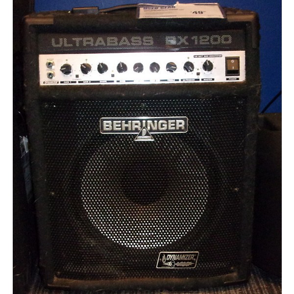 Used Behringer Ultrabass BX1200 Black Bass Combo Amp Black | Guitar Center