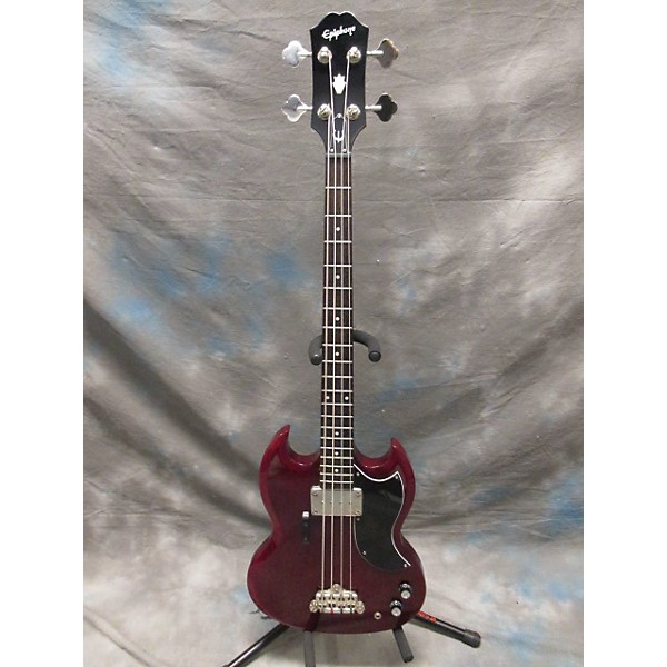 Used Epiphone EVO Electric Bass Guitar Red | Guitar Center