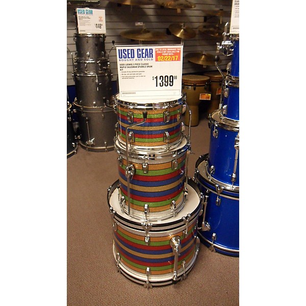 Used Ludwig Classic Maple Drum Kit Salesman Sparkle | Guitar Center