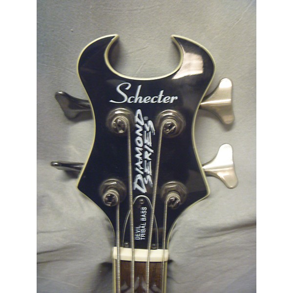 Used Schecter Guitar Research Diamond Series Devil Tribal Bass Electric ...