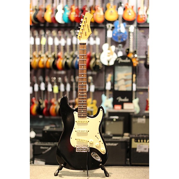 Used Synsonics Pro Series Skrat Solid Body Electric Guitar Black ...