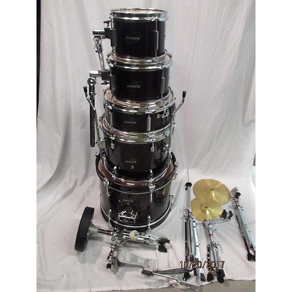 Used Ludwig Junior Outfit Drum Kit Wine Red | Guitar Center