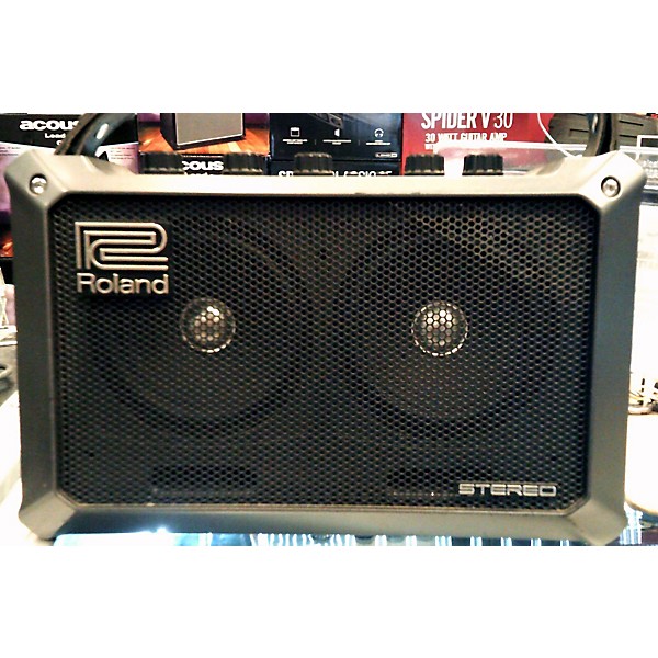 Used Roland MOBILE CUBE STEREO Battery Powered Amp | Guitar Center