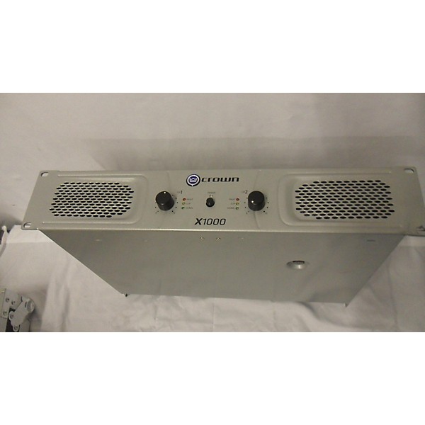 Used Crown 2013 X1000 Stereo 2x300W Power Amp | Guitar Center