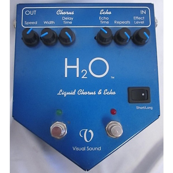 Used Visual Sound V2H2O V2 H2O Liquid Chorus Echo Effect Processor ...
