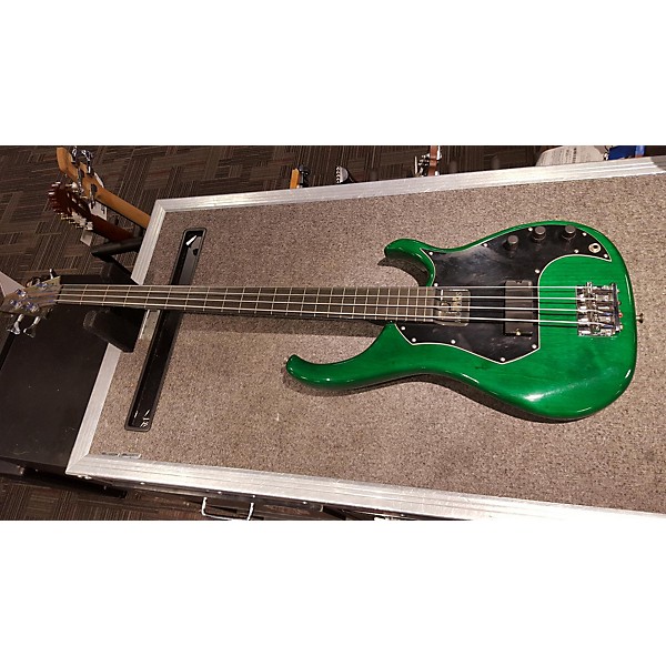 Used Modulus Guitars Sweep Spot Electric Bass Guitar Trans Green ...