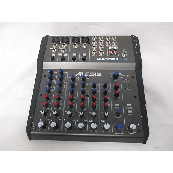 Used Alesis MultiMix 8 FX USB 8-Channel Unpowered Mixer | Guitar Center
