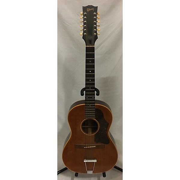 Vintage Gibson 1965 B-25 12 Natural 12 String Acoustic Guitar Natural ...