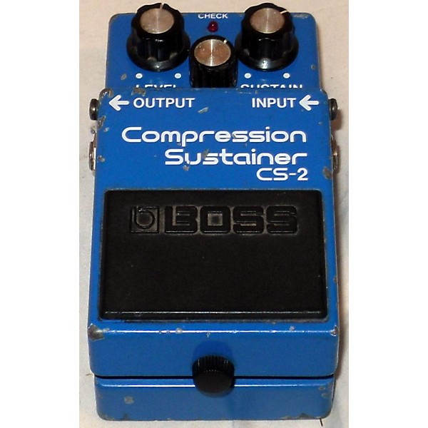Used BOSS CS2 Compressor Sustainer Effect Pedal | Guitar Center