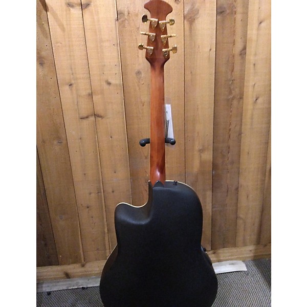 Used Ovation CC24 Celebrity Acoustic Electric Guitar Trans Red | Guitar ...