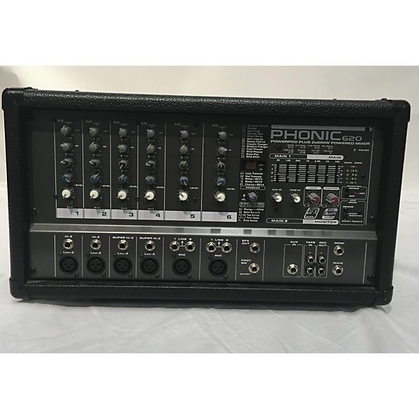 Used Phonic 620 Powerpod Plus Powered Mixer | Guitar Center