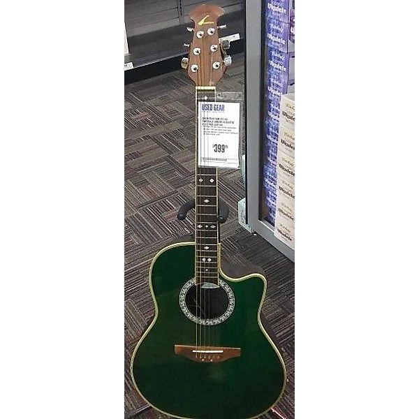 Used Ovation CC148 Acoustic Electric Guitar Emerald Green | Guitar Center