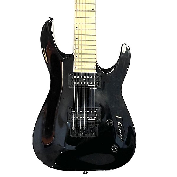 Used Jackson JS22-7 Dinky 7 String Solid Body Electric Guitar Black ...