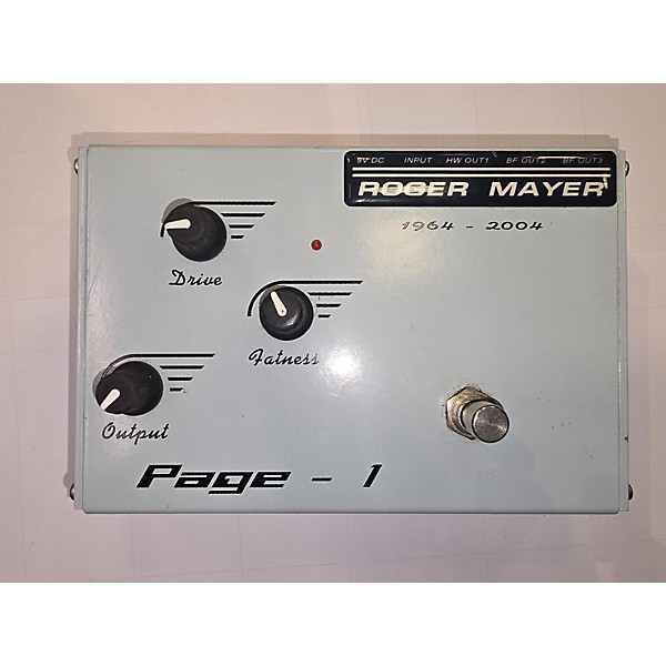 Used Roger Mayer Page-1 Effect Pedal | Guitar Center