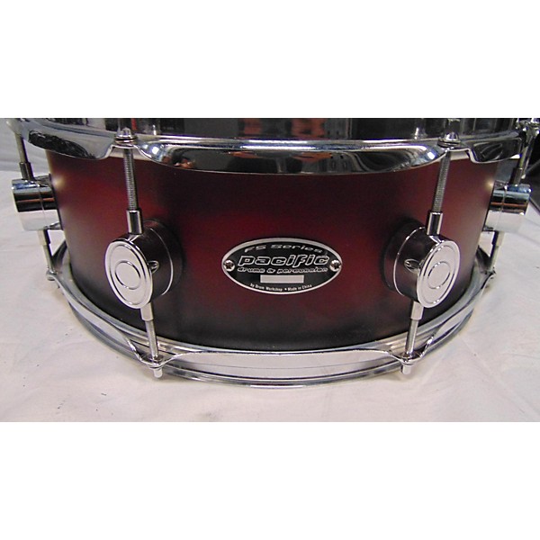 Used PDP by DW 6.5X14 Pacific Series Snare Drum Wine Red 15 | Guitar Center