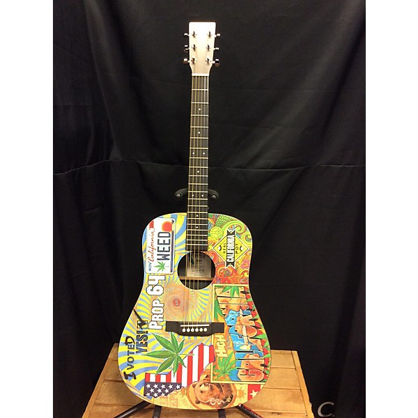 Used Martin DX420 Acoustic Electric Guitar WEED | Guitar Center