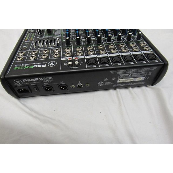 Used Mackie MIX12FX 12-CHANNEL COMPACT MIXER WITH EFFECTS Unpowered ...