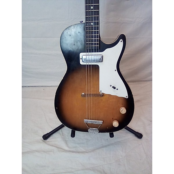 Vintage Harmony 1950s STRATOTONE Solid Body Electric Guitar Sunburst ...