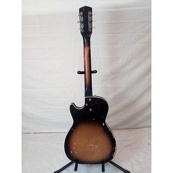 Vintage Harmony 1950s STRATOTONE Solid Body Electric Guitar Sunburst ...