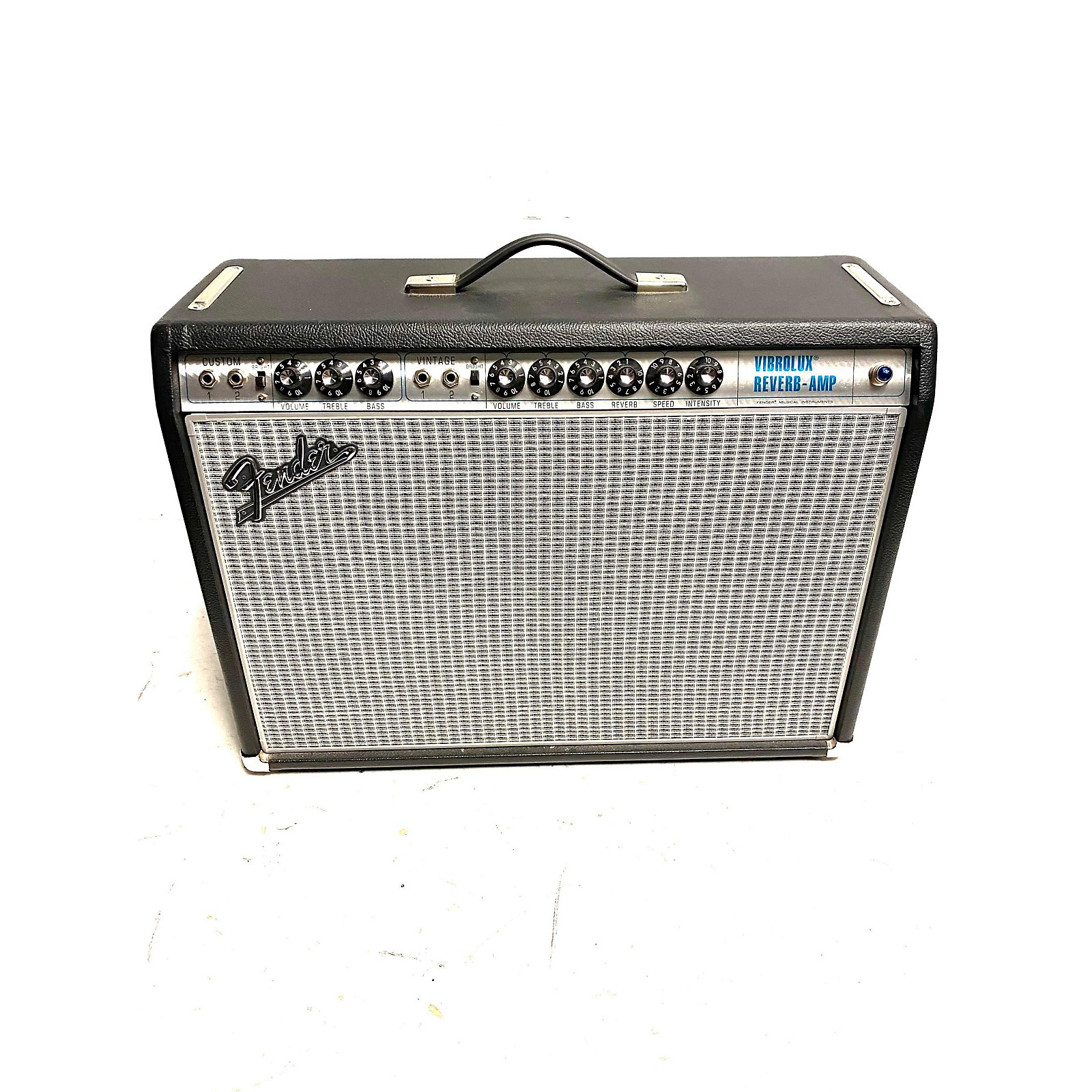 Used Fender 1968 Custom Vibrolux Reverb Tube Guitar Combo Amp | Guitar ...