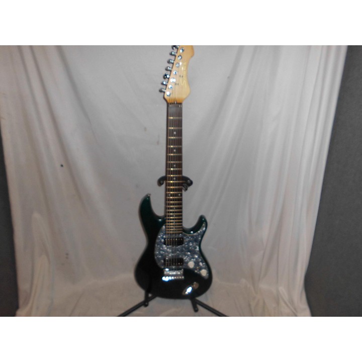 Used Samick 7 STRING Solid Body Electric Guitar Green | Guitar Center