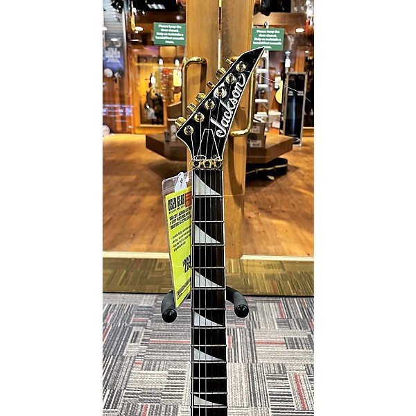 Used Jackson 2017 JS32T King V Ivory Floyd Rose Solid Body Electric ...