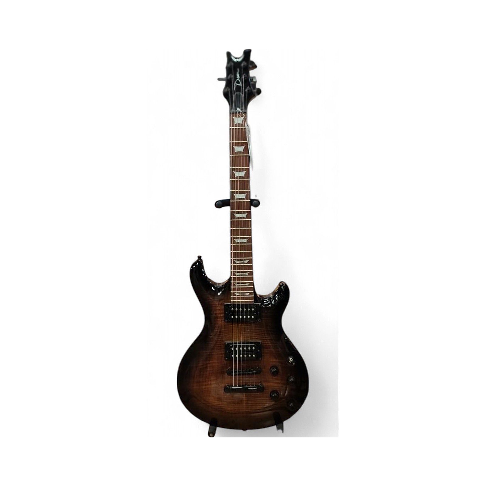 Used Dean ICON X FLAME TOP Solid Body Electric Guitar Brown | Guitar Center