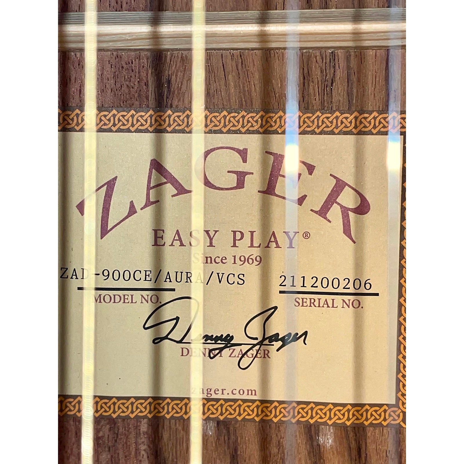 Used Zager ZAD900CE Acoustic Electric Guitar | Guitar Center