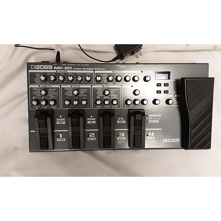 Used BOSS ME80 Guitar Multi Effect Processor | Guitar Center