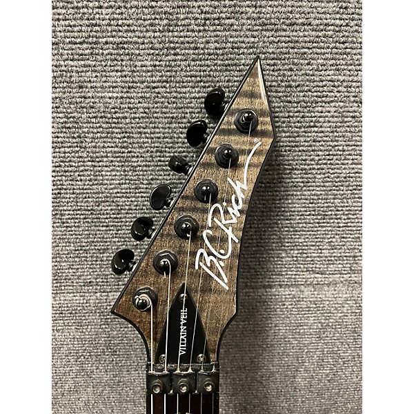 Used B.C. Rich VILLAIN VEIL Solid Body Electric Guitar BLACK VAPOR ...