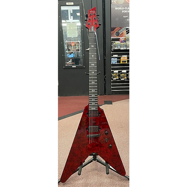 Used Schecter Guitar Research V1 APOCALYPSE V Solid Body Electric ...