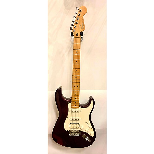 Used Fender Standard Stratocaster Solid Body Electric Guitar Maroon ...