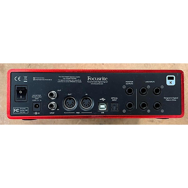 Used Focusrite Scarlett 18i8 Gen 2 Audio Interface | Guitar Center