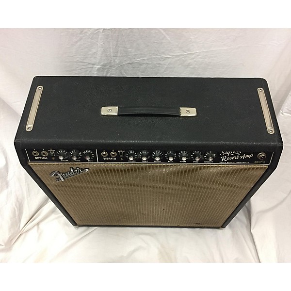 Vintage Fender 1966 Super Reverb Tube Guitar Combo Amp | Guitar Center