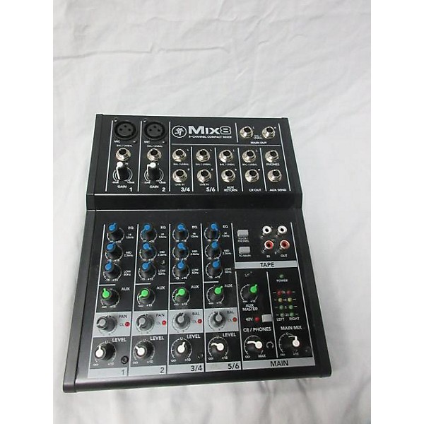 Used Mackie Mix 8 Unpowered Mixer | Guitar Center