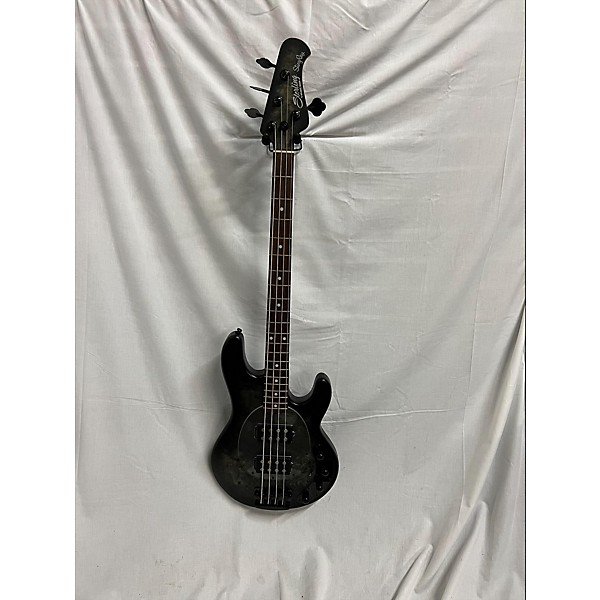 Used Sterling Ray 34 HH Sting Ray Satin Black Electric Bass Guitar ...