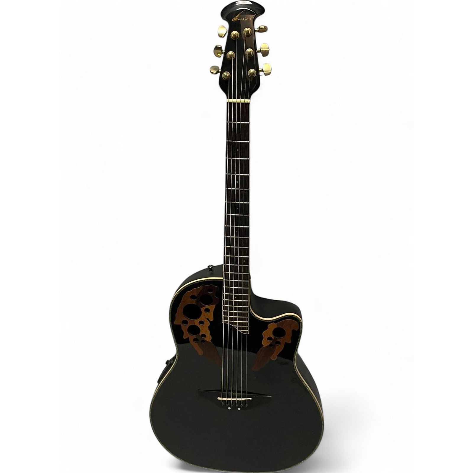 Used Ovation CC44 CELEBRITY Acoustic Electric Guitar Black | Guitar Center