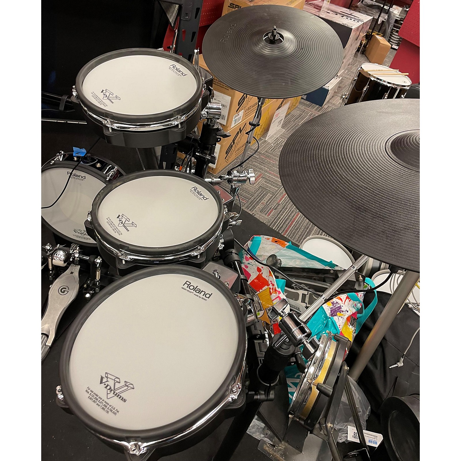 Used Roland TD-50KV Electric Drum Set | Guitar Center