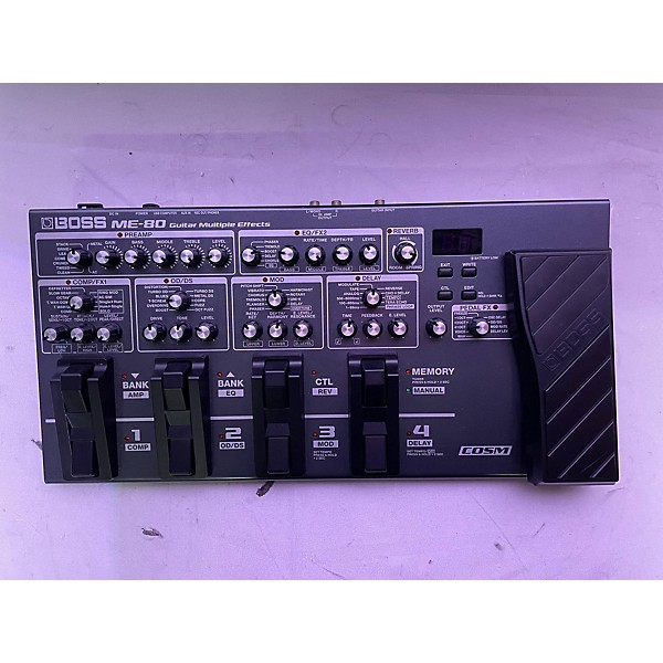 Used BOSS ME80 Guitar Multi Effect Processor | Guitar Center