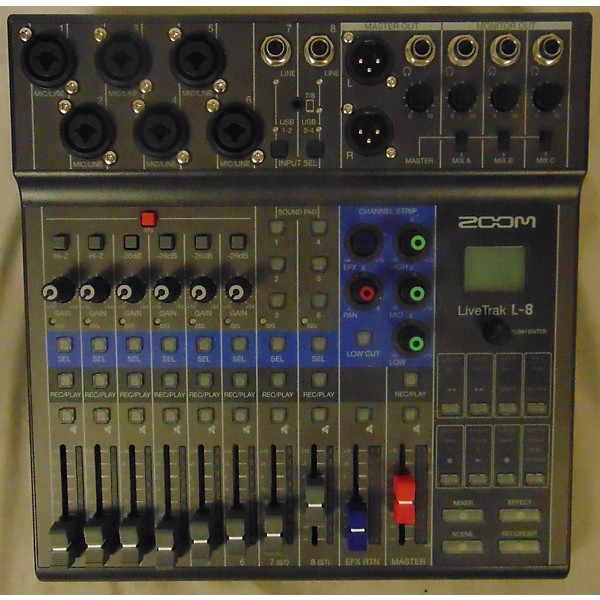 Used Zoom Livetrack L8 Digital Mixer | Guitar Center