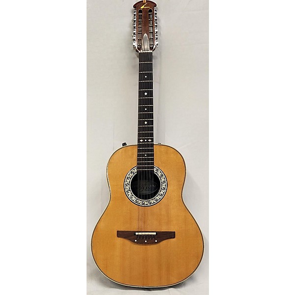 Used Ovation 1615 12 String Acoustic Guitar Natural | Guitar Center