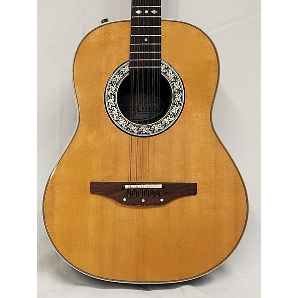 Used Ovation 1615 12 String Acoustic Guitar Natural | Guitar Center