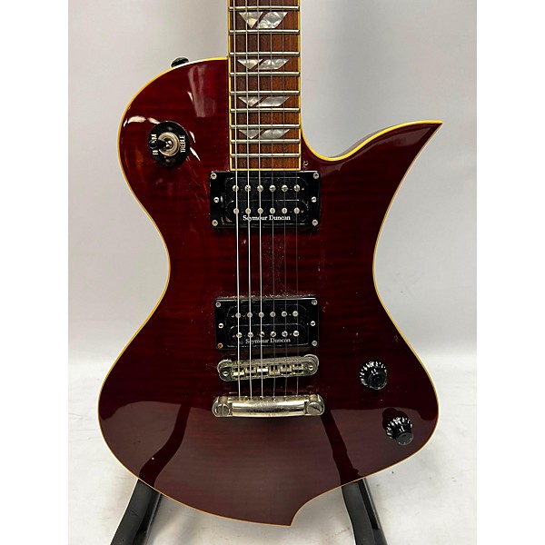 Used Fernandes RAVELLE Solid Body Electric Guitar Trans Red | Guitar Center