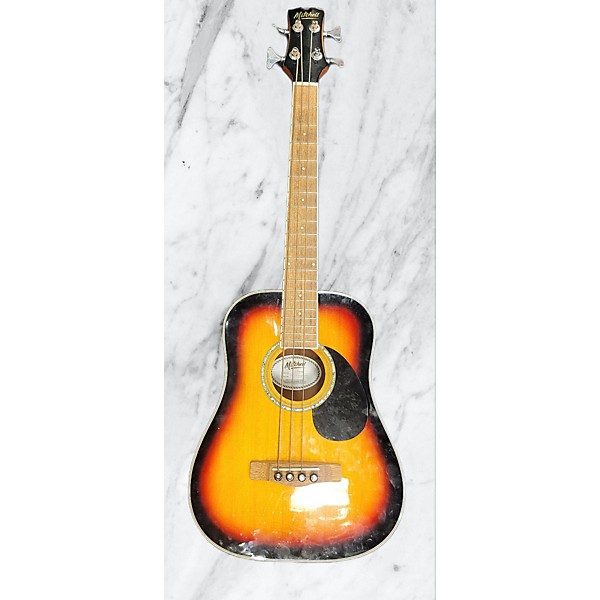 Used Mitchell Ezbsb Acoustic Bass Guitar 2 Tone Sunburst | Guitar Center