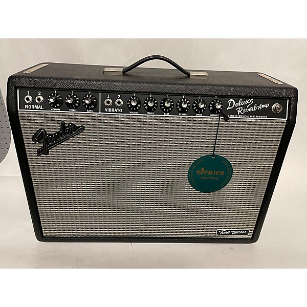 Used Fender Vintage Reissue 1965 Deluxe Reverb Tube Guitar Combo Amp ...