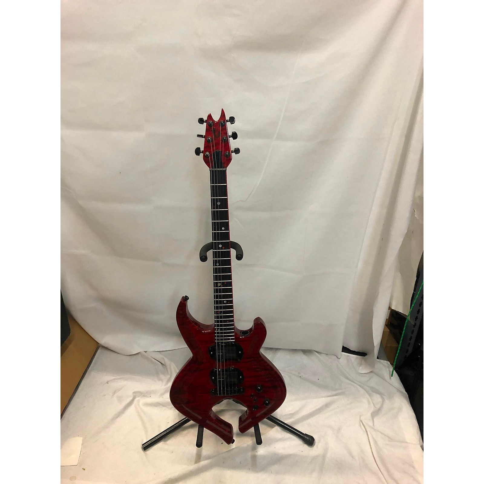 Used Used Mark Siegle Venom Red Solid Body Electric Guitar Red | Guitar ...